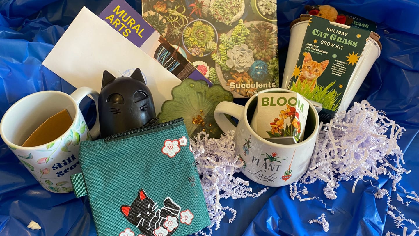 Project Meow's 2025 Catmas Raffle! #10 Plant Love- Congrats Emily vB