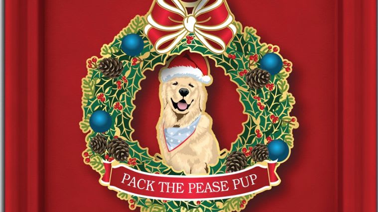 Pack The Pease Pup Ornament Pre-Order