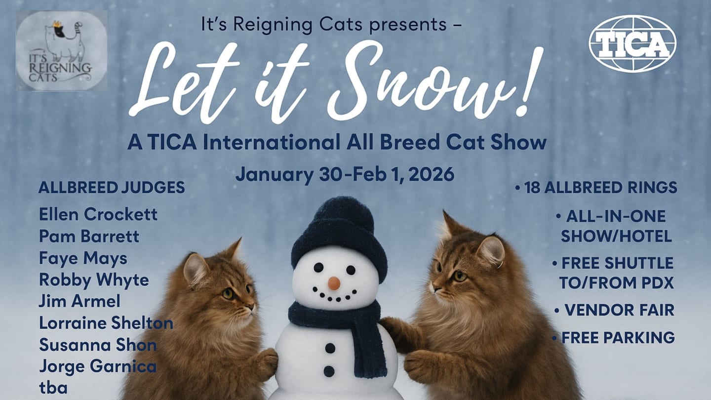 It’s Reigning Cats International Cat Show Portland