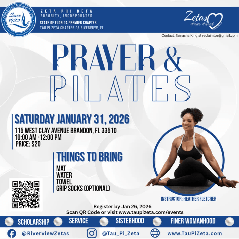 Prayer and Pilates Event