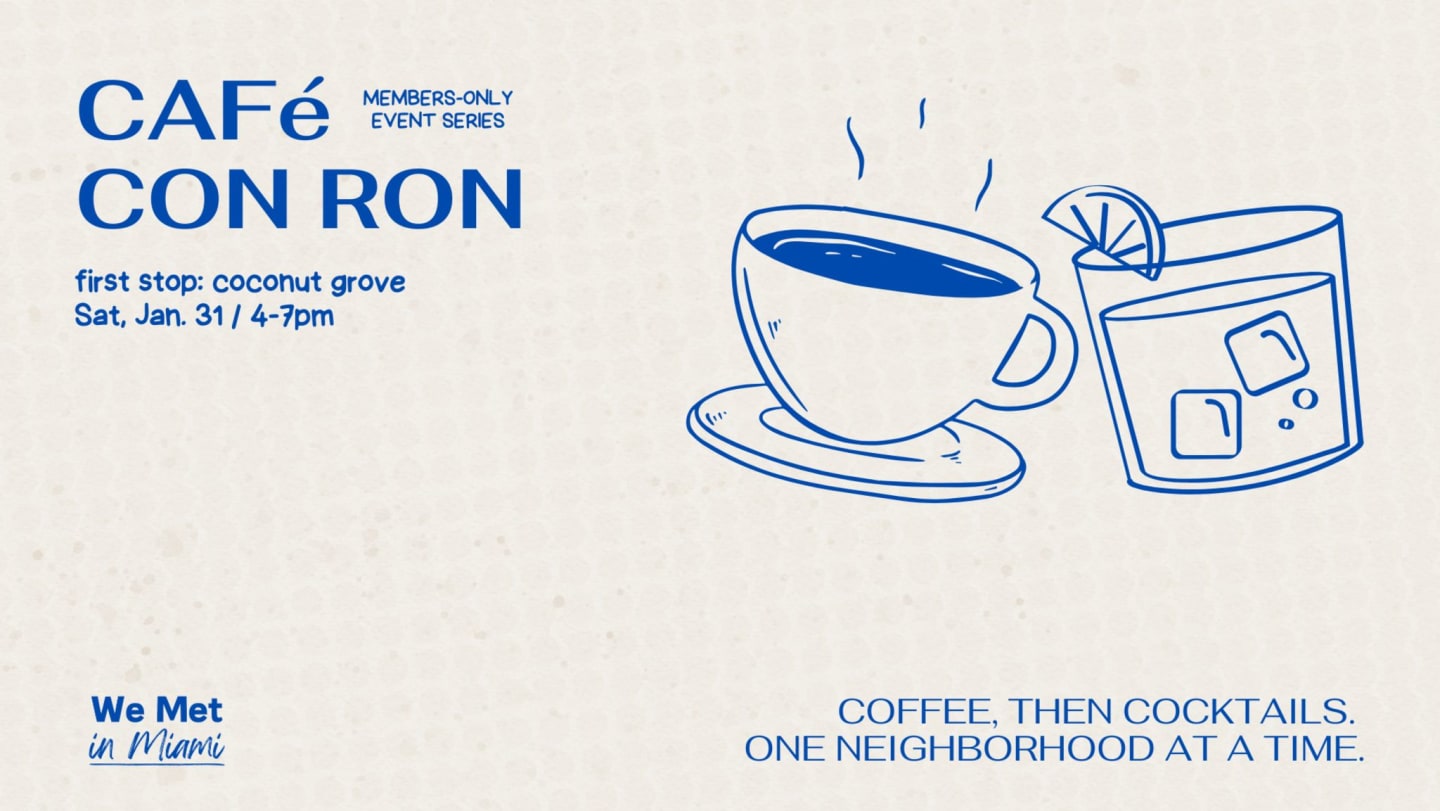 CAFé CON RON: Coconut Grove