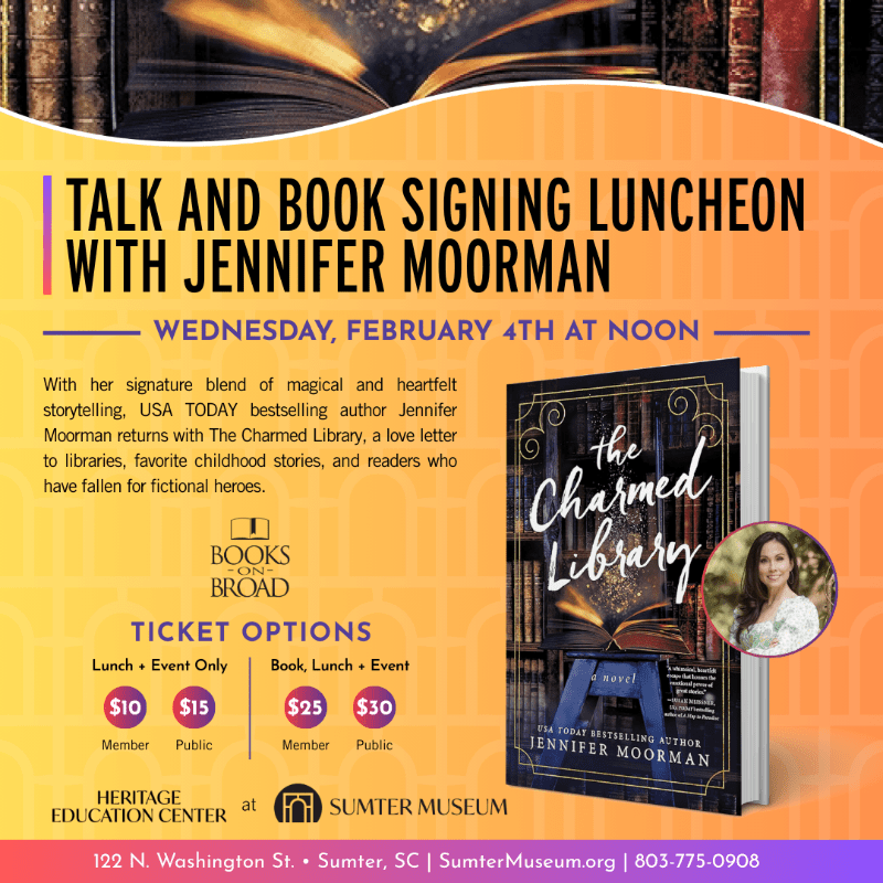 Talk & Book Signing Luncheon w/ Jennifer Moorman