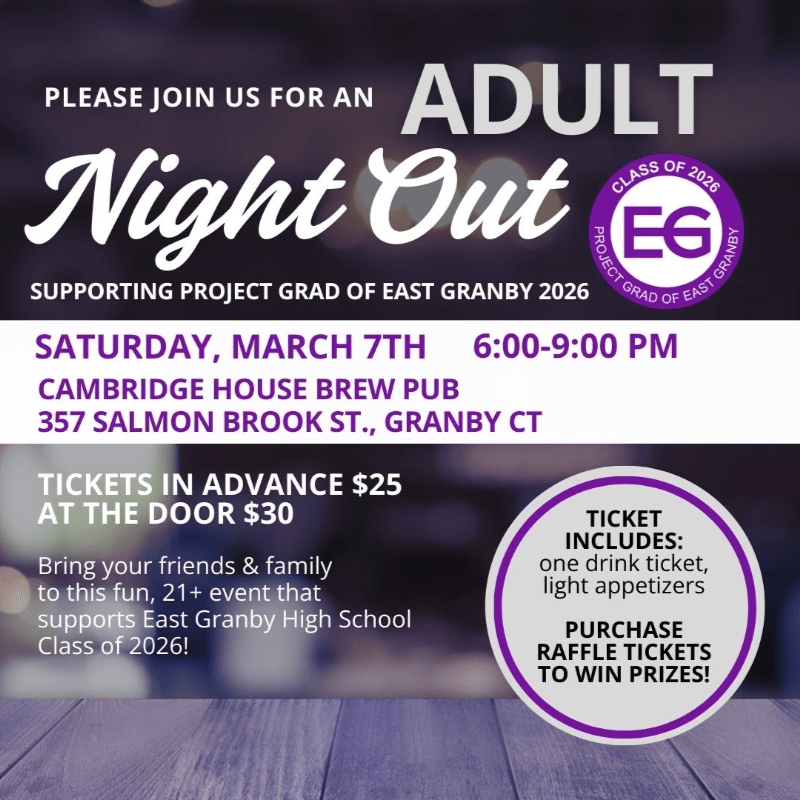 Adult Night Out Supporting Project Grad East Granby