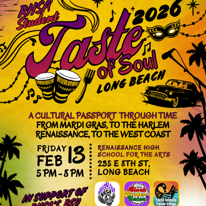 RHSA Student Taste of Soul Long Beach - 2026 Fundraising