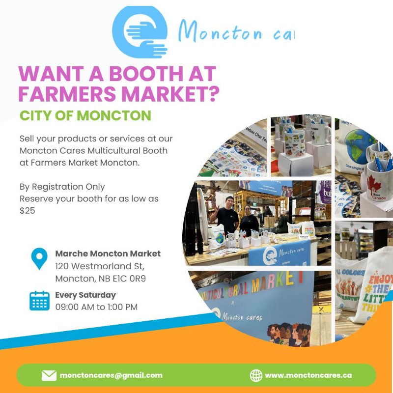 Moncton Cares Saturday Market