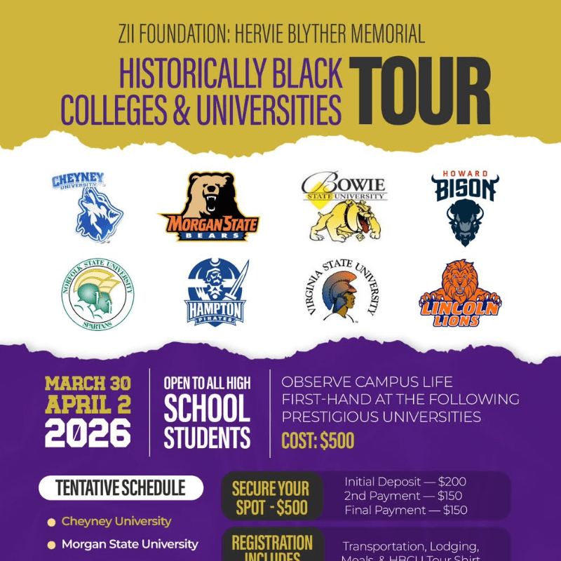 2026 Hervie Blyther HBCU Tour
