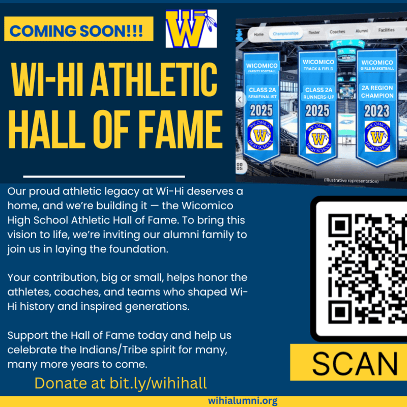 Wi-Hi Athletic Hall of Fame Digital Board Yearly Campaign