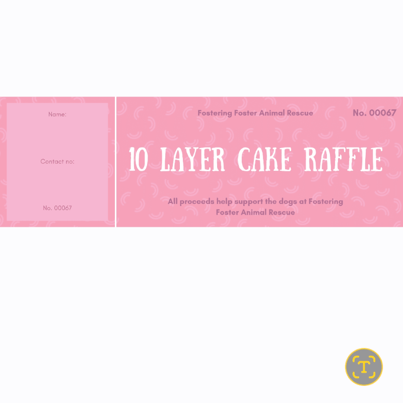 Valentine's Day 10 Layer Chocolate Cake Raffle