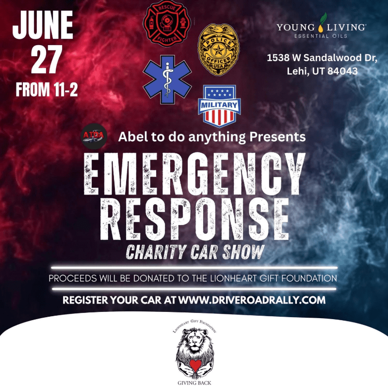 Emergency Response Charity Car Show presented by "Abel to do anything"