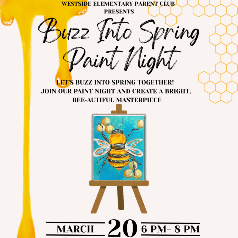 Buzz Into Spring Paint Night