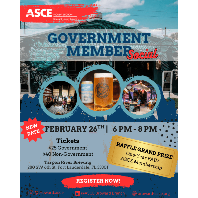 ASCE Broward Branch Government Member Social