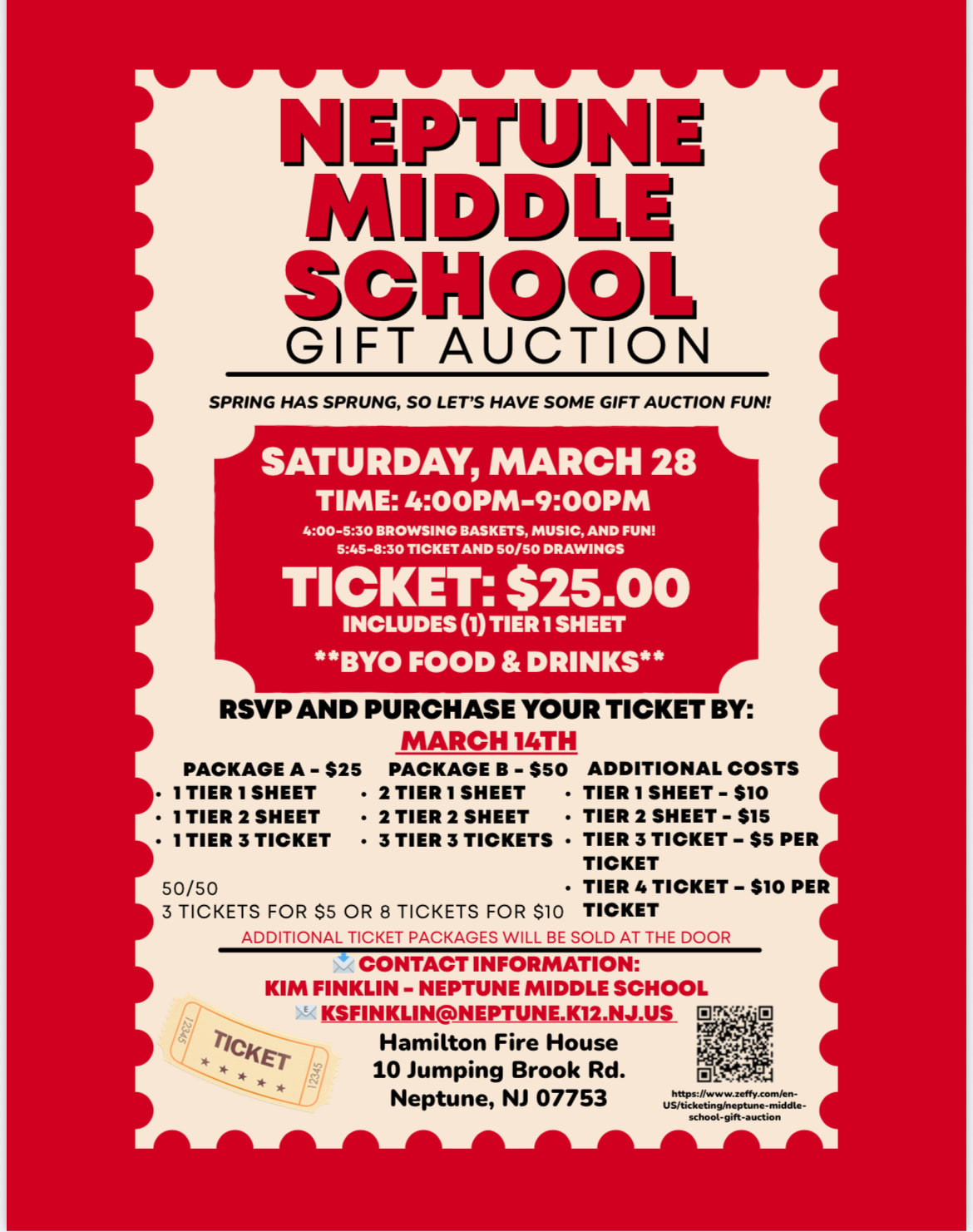 Neptune Middle School Spring Gift Auction