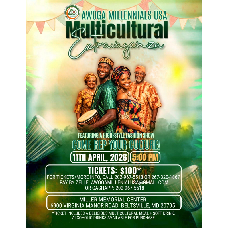 AWOGA Millennials Multicultural Extravaganza Fundraiser