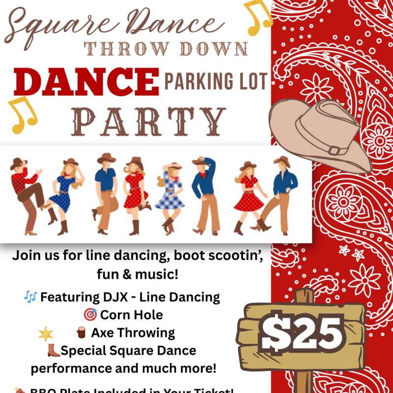 April 11 - Square-Dance Throwdown -Dance & BBQ Party (***GL Code 4540-S)