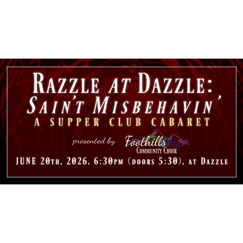Razzle At Dazzle 2026: Sain't Misbehavin'
