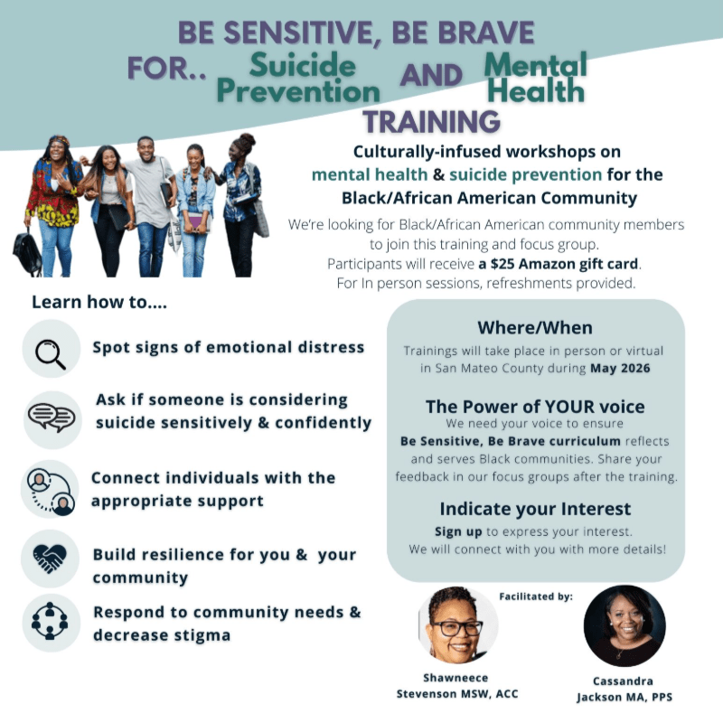 Be Sensitive, Be Brave Training and Focus Group