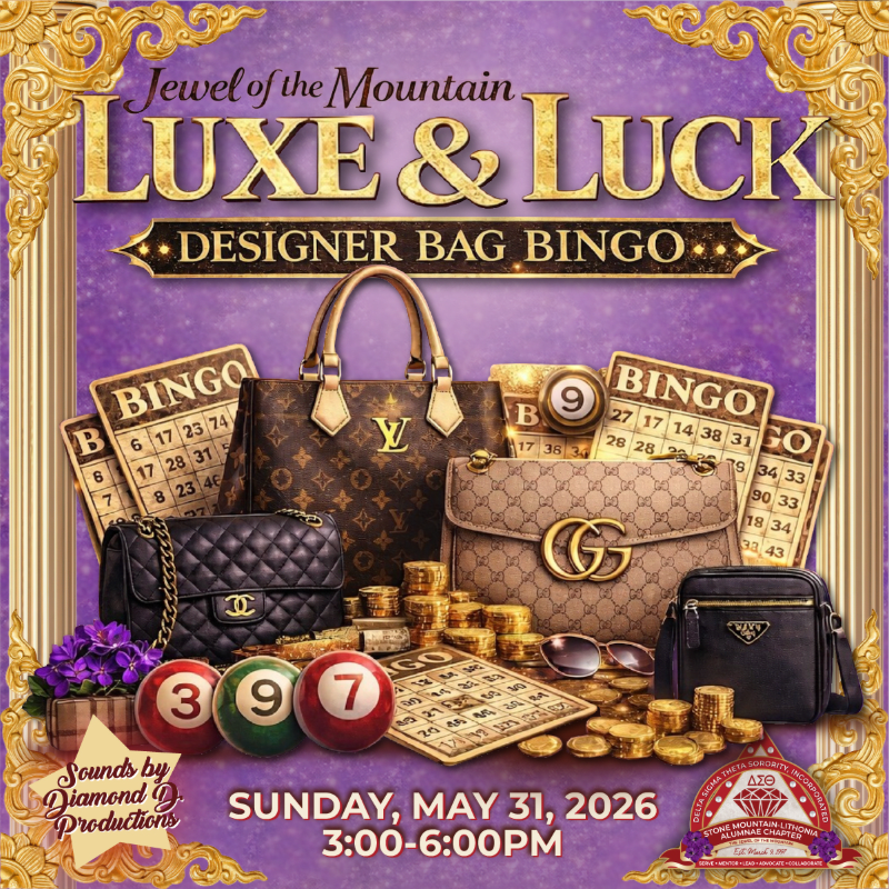 SM-LAC's Luxe & Luck Designer Bag Bingo