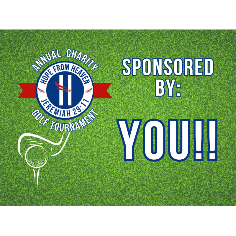 2026 - Hope from Heaven Golf Tournament Sponsors