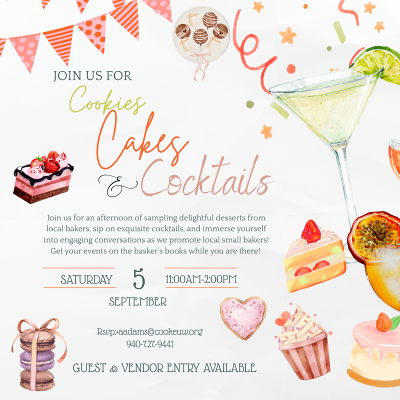 Cookies, Cakes, & Cocktails