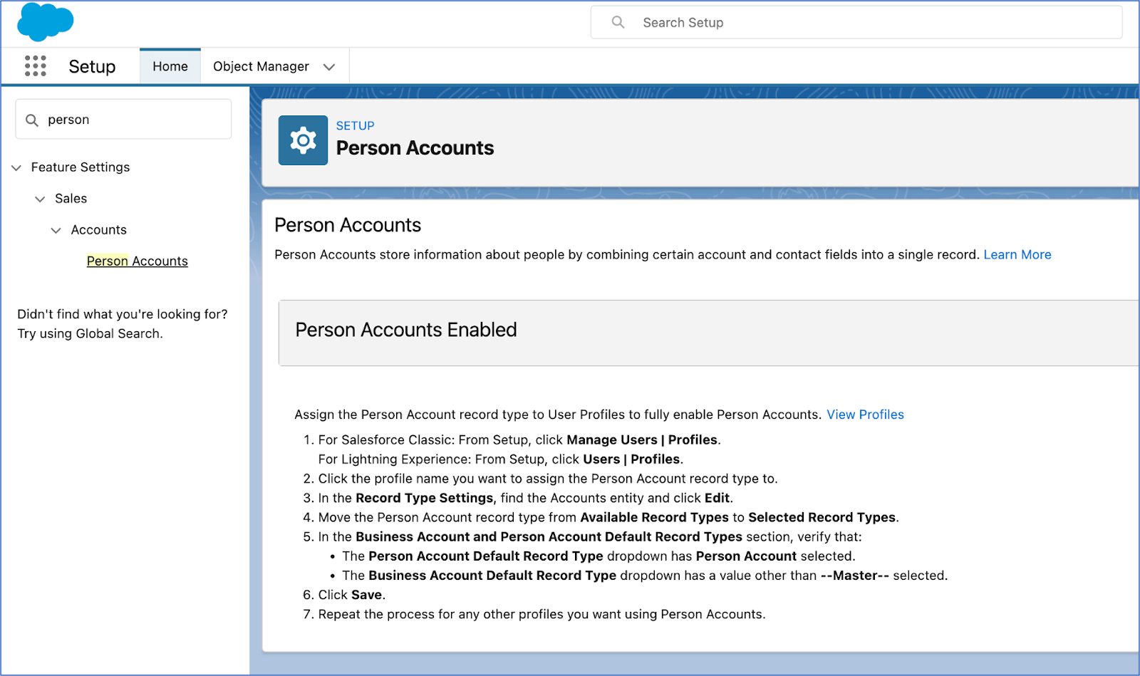 Prepare the Org Unit | Salesforce Trailhead