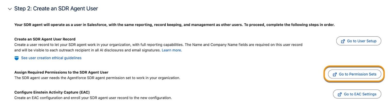 新しい SDR エージェントを立ち上げる | Salesforce Trailhead