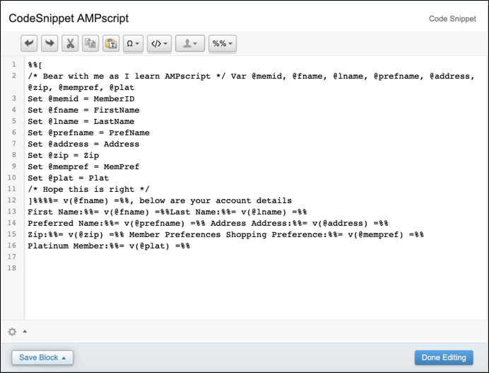 Unidad Redactar AMPscript | Salesforce Trailhead