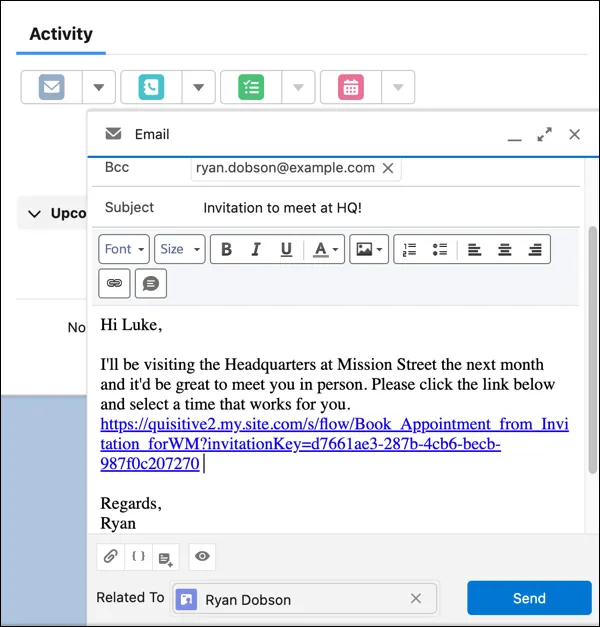 Maximizing Appointment Invitations Salesforce Trailhead