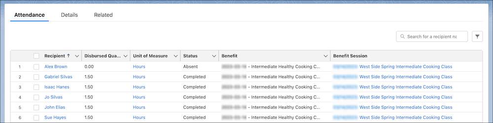 Manage Schedule Participants and Attendance Unit | Salesforce