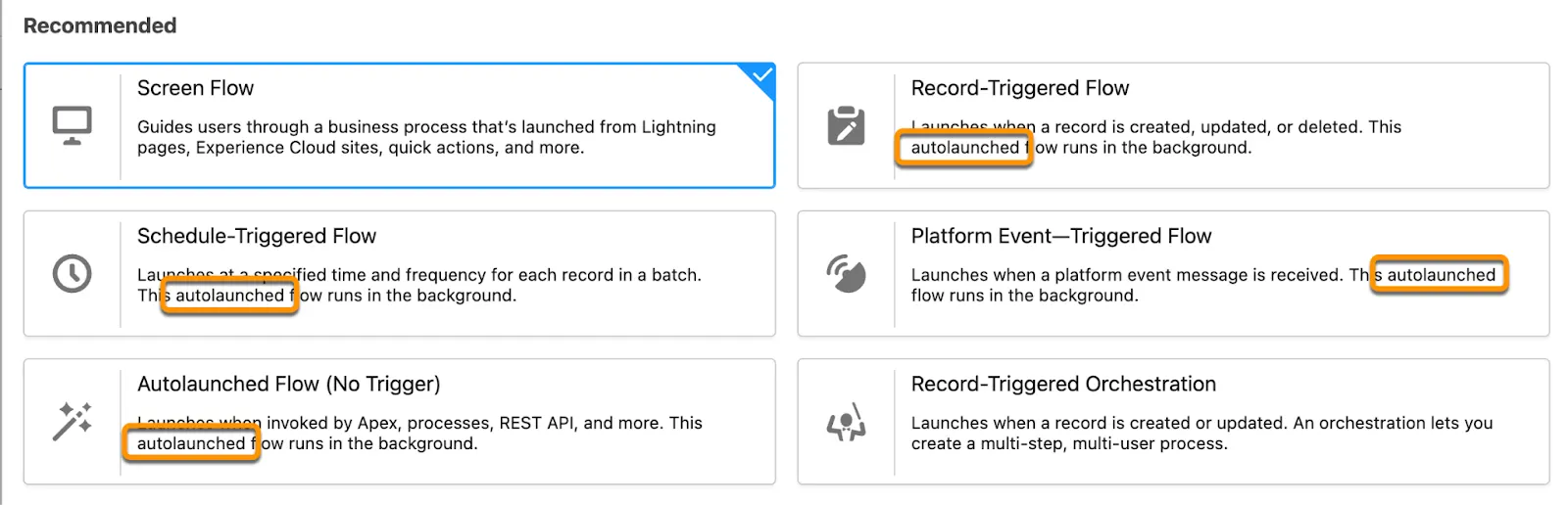Guide to Understanding Autolaunched Flows