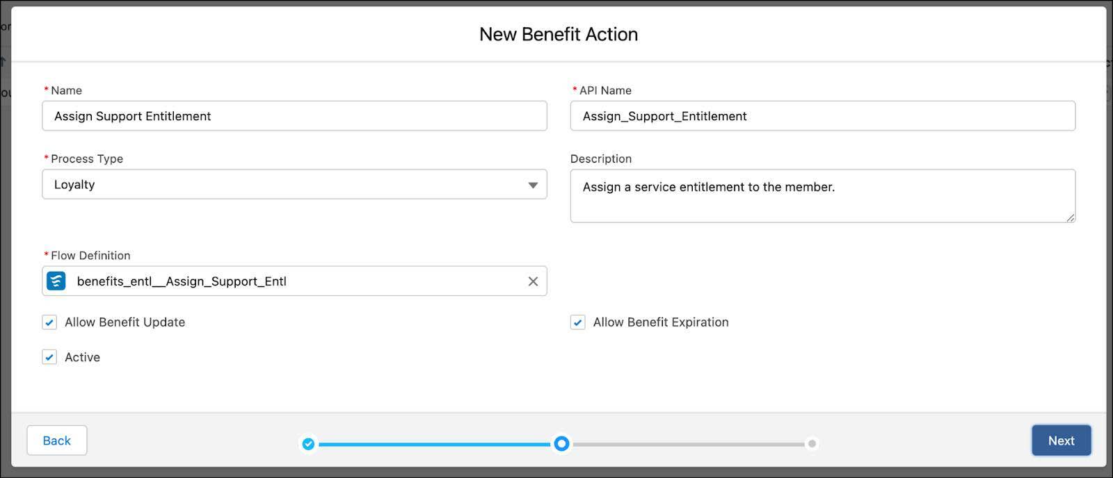 Create and Map Benefit Actions | Salesforce Trailhead