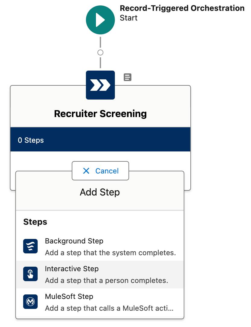 Build the Orchestration | Salesforce Trailhead