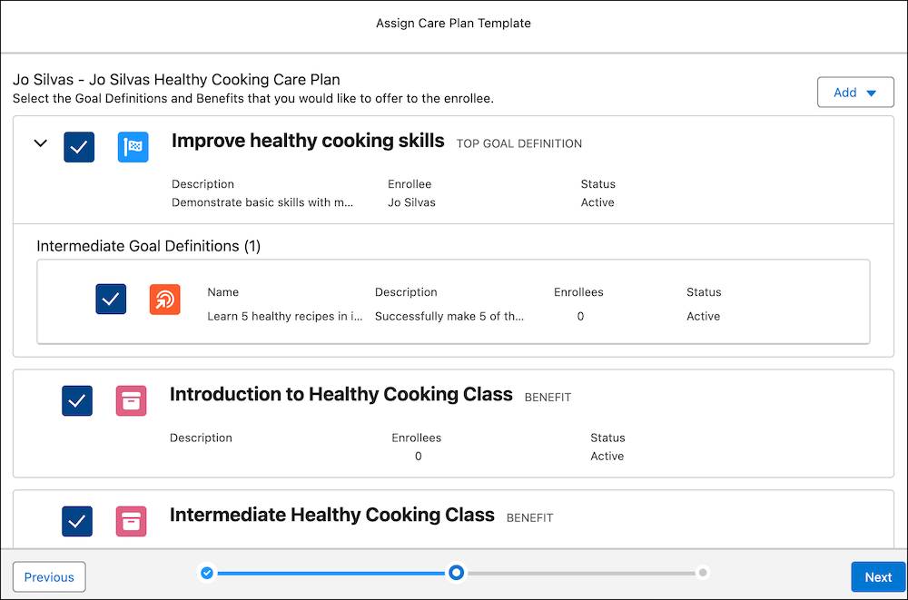 Create a Care Plan Unit | Salesforce Trailhead