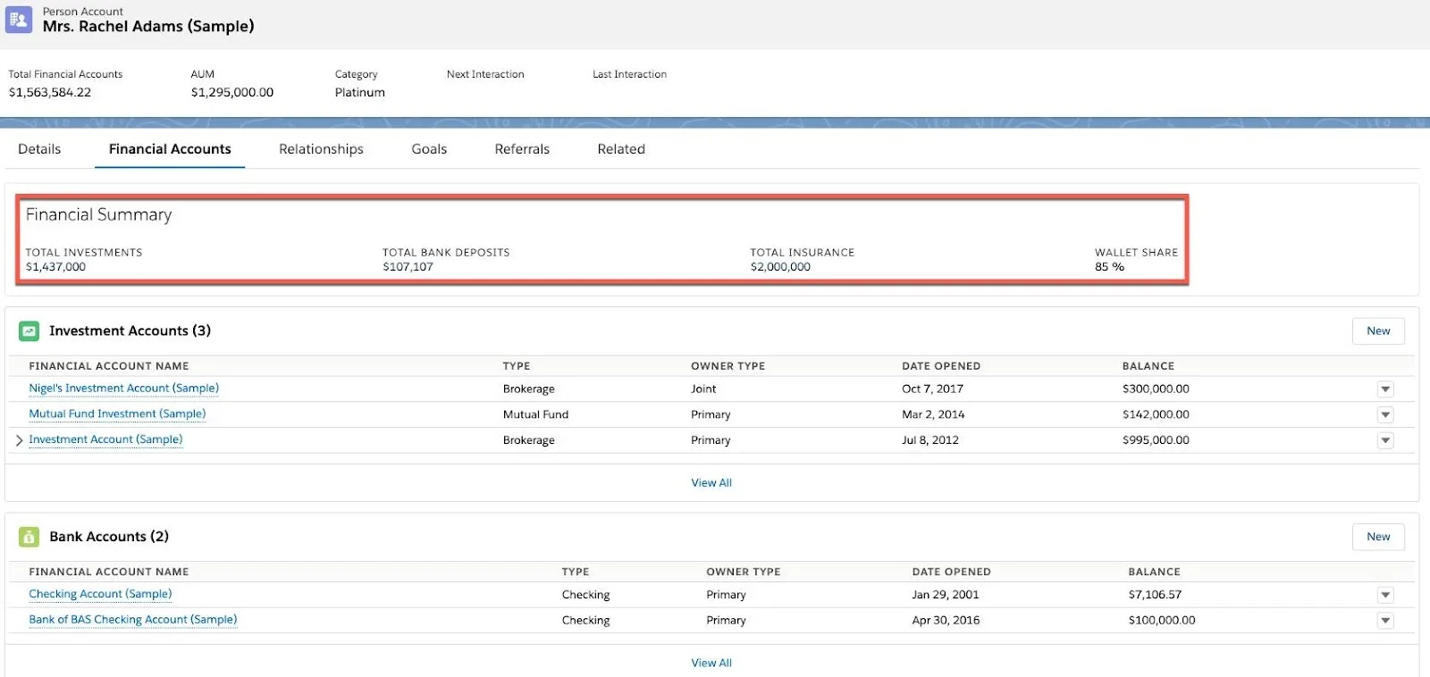 Creating & Managing Financial Accounts Online
