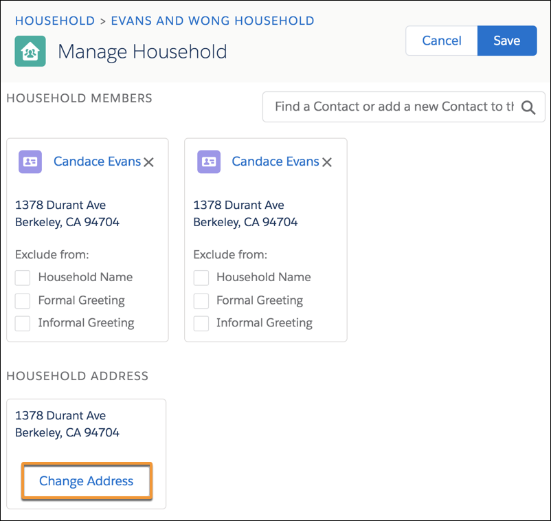 Manage Household Accounts Unit Salesforce Trailhead