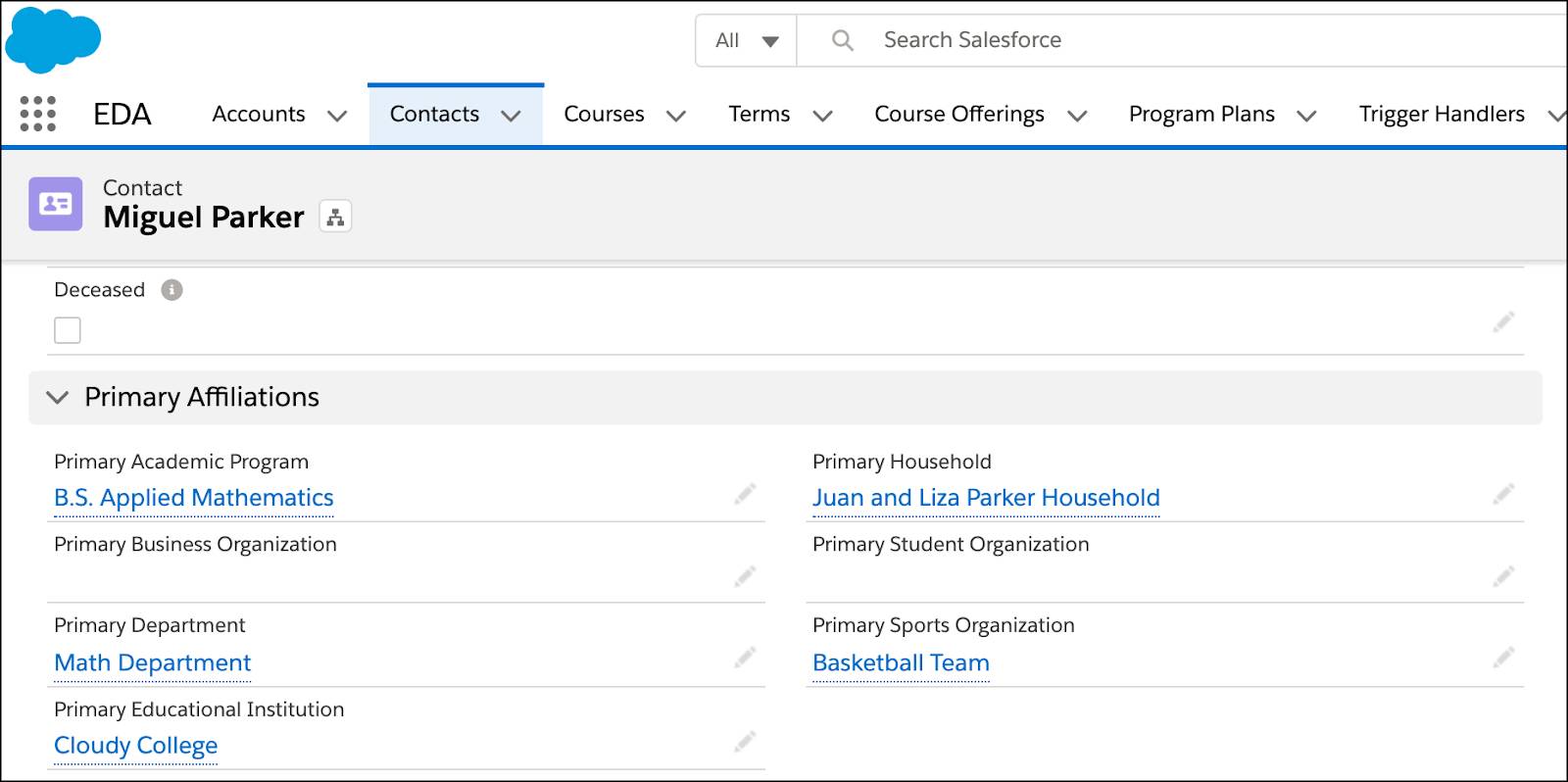 Define Affiliations Unit | Salesforce Trailhead