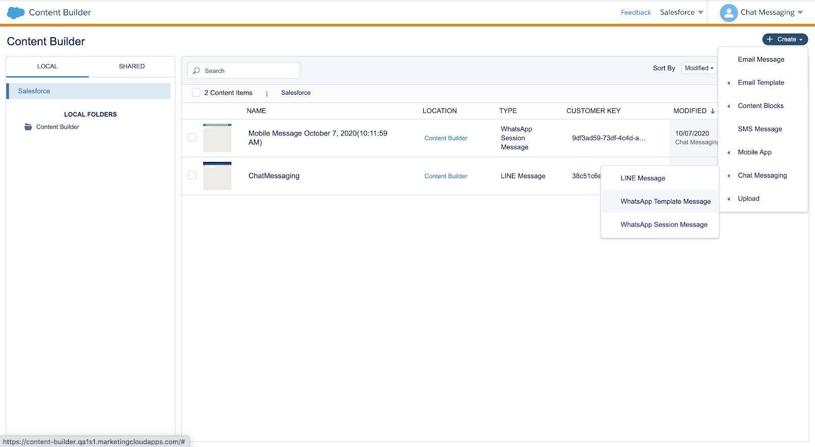 WhatsApp Message Creation Guide | Salesforce Trailhead