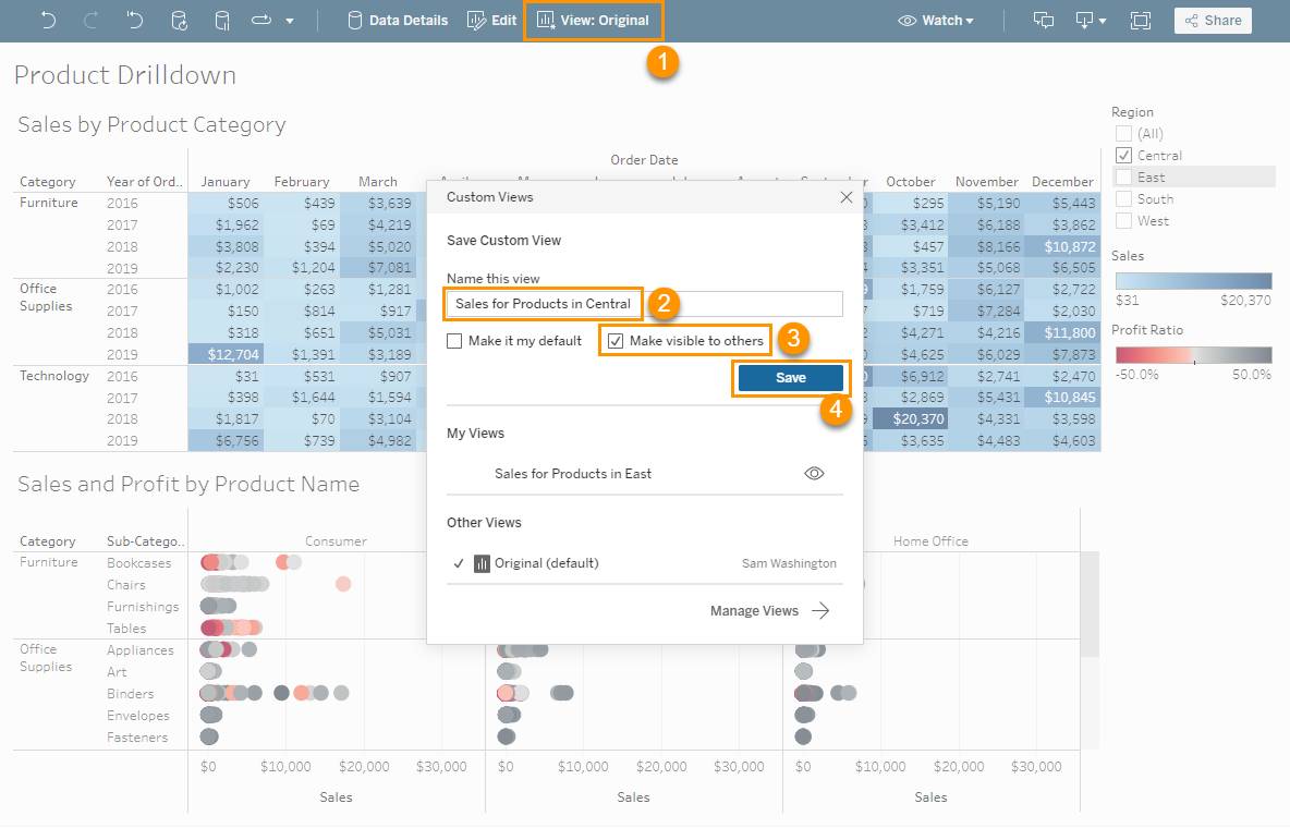 Interact with Published Views | Salesforce Trailhead