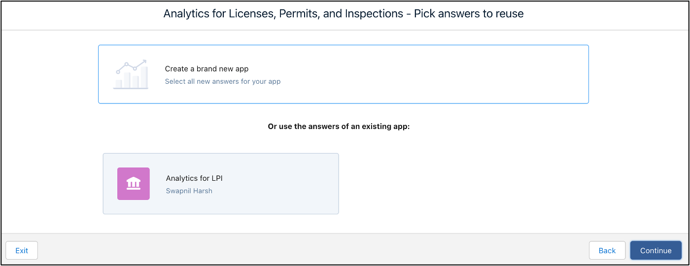 Set Up CRM Analytics for the Licenses, Permits, and Inspections App