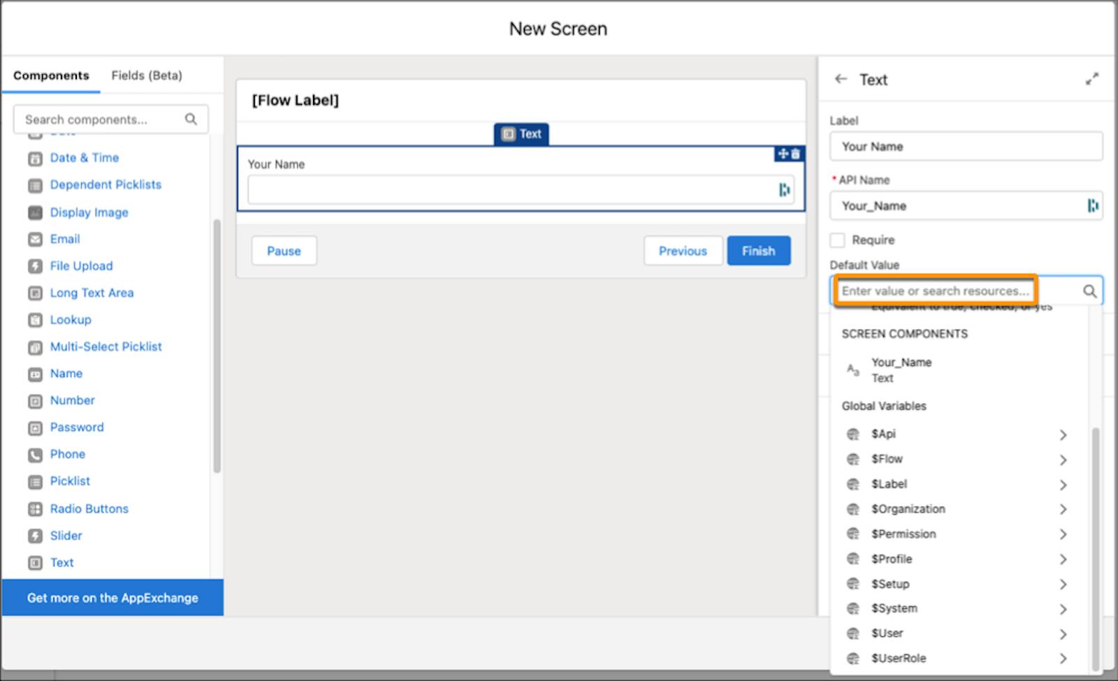グローバル変数と値を活用する 単元 | Salesforce Trailhead