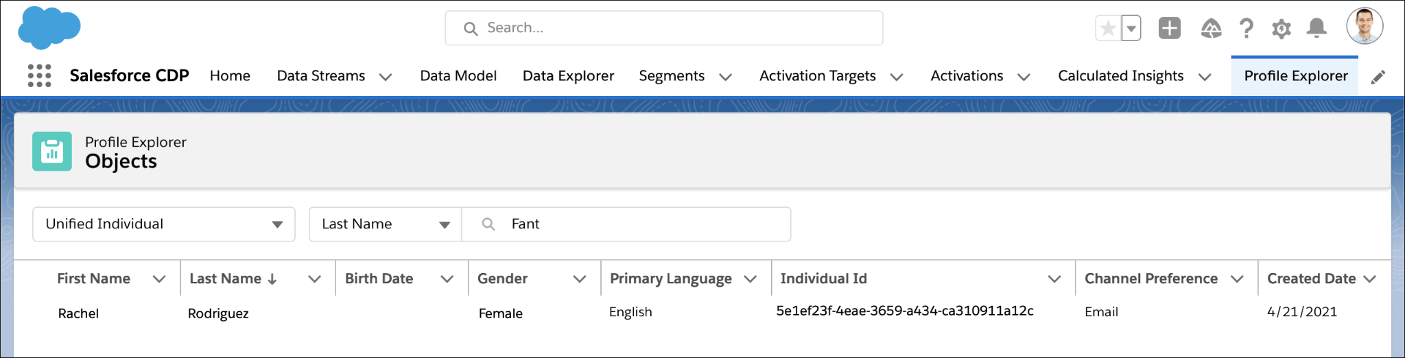 Create Unified Individual Profiles Unit | Salesforce Trailhead Create Unified Individual Profiles Unit | Salesforce Trailhead