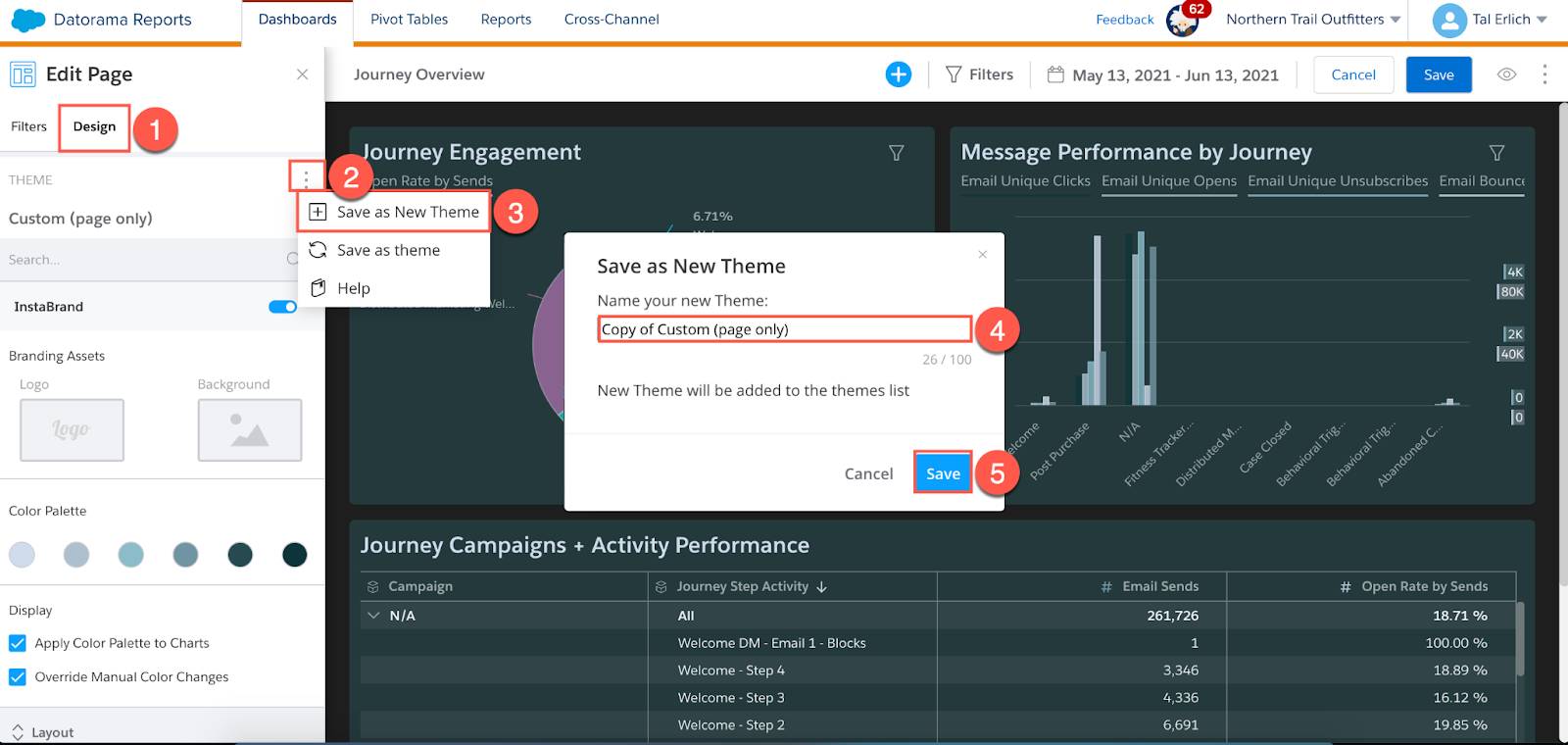 Unidade Personalizar painéis | Salesforce Trailhead
