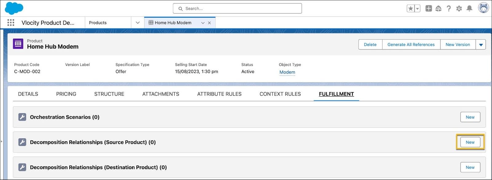 Create a Decomposition Relationship | Salesforce Trailhead Create a Decomposition Relationship | Salesforce Trailhead