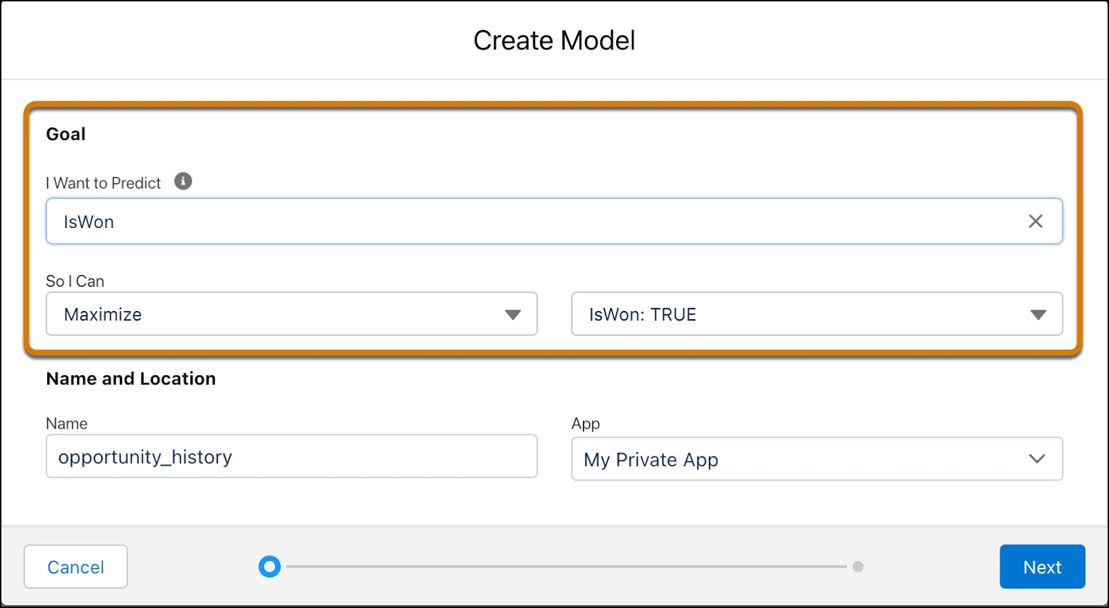 Create a Model | Salesforce Trailhead Create a Model | Salesforce Trailhead