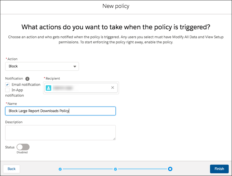 Create Transaction Security Policies Salesforce Trailhead