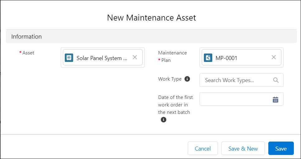 Create Maintenance Plans Unit | Salesforce Trailhead