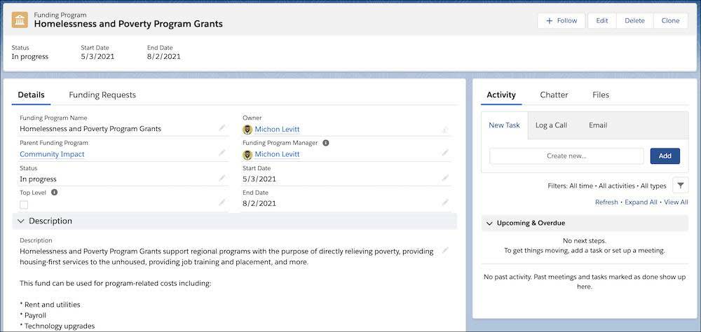 Manage Funding Programs and Funding Requests | Salesforce Trailhead