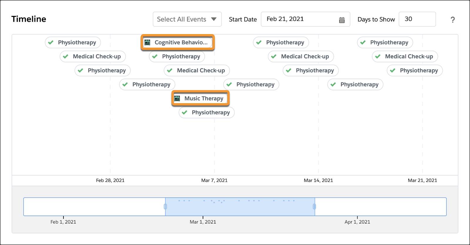 Add Objects To The Health Timeline Unit Salesforce Trailhead