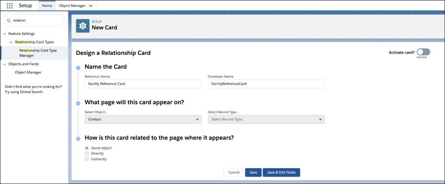 Unidad Configure Provider Relationship Cards | Salesforce Trailhead