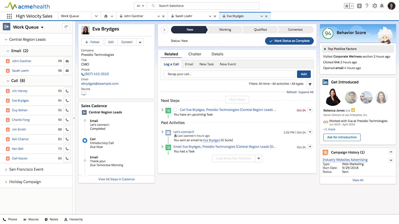 Get To Know High Velocity Sales Unit Salesforce Trailhead