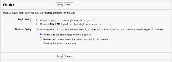 Customize Your Login Process with My Domain Unit | Salesforce